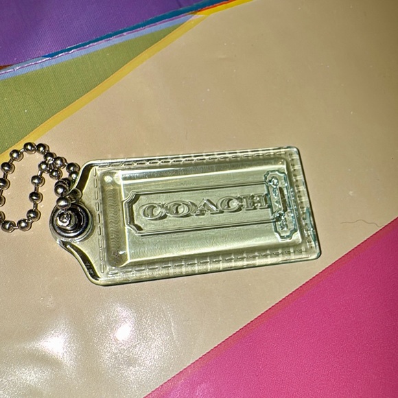 Coach | Accessories | Coach Clear Bag Tag | Poshmark